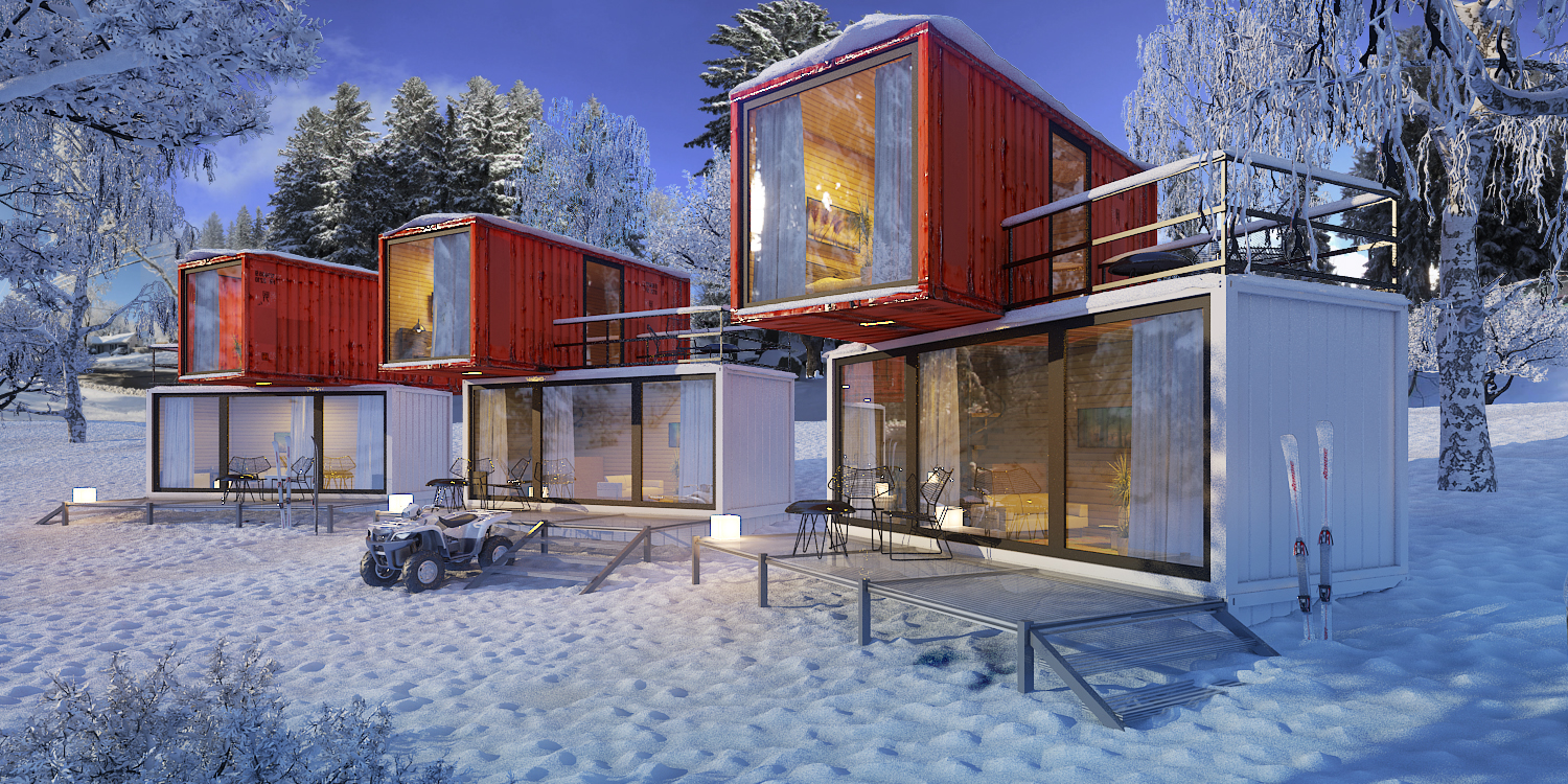 Containere maritime de la transport la case moderne – Blog Amalia.ro